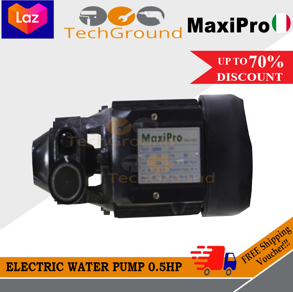 MaxiPro Water Pump Motor 0.5HP | Lazada PH