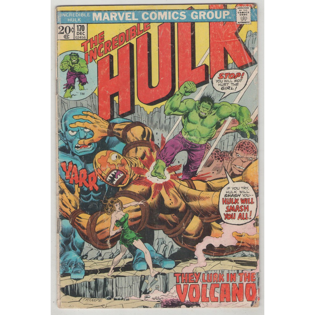 Incredible Hulk 158, 170, 175, 185, 191 (1972-75) vs Inhumans. Mimic ...