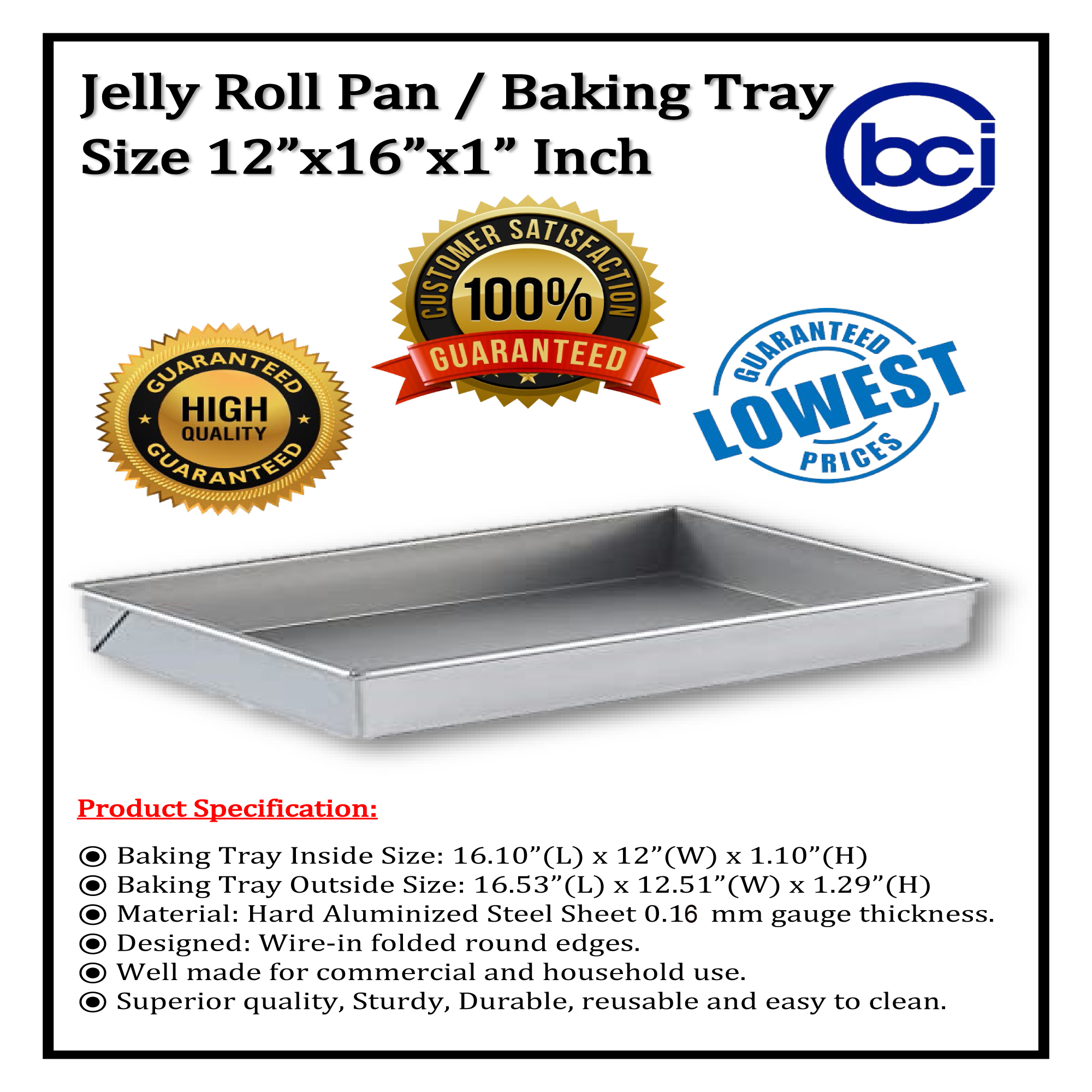 Commercial Baking Pan Sizes