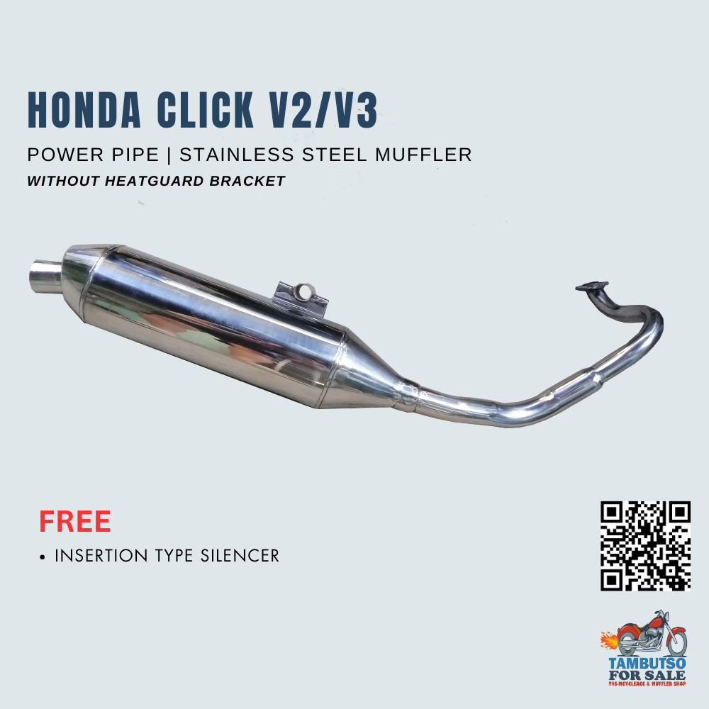 Honda Click Stainless Muffler V2/V3 | Lazada PH