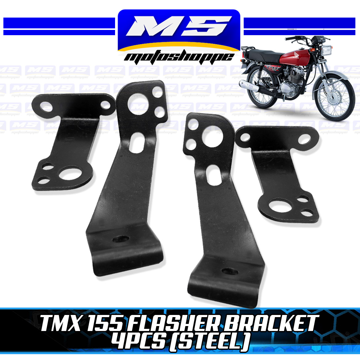 TMX 155 FLASHER BRACKET 4PCS (STEEL)-MOTOSHOPPE | Lazada PH