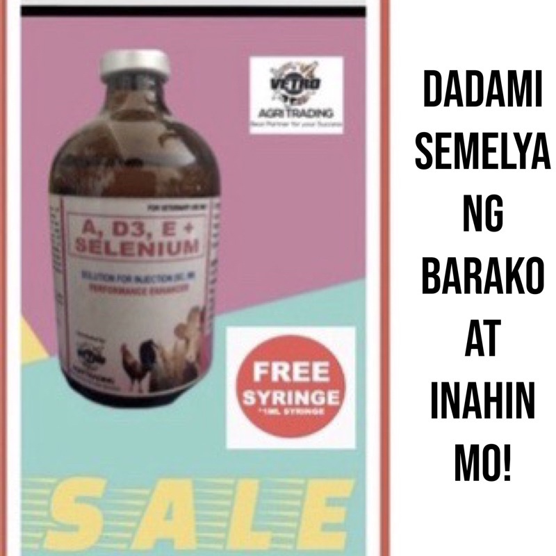 VITAMIN ADE Selenium 100ml! (Dami Semelya ng Barako at Inahinin Mo ...