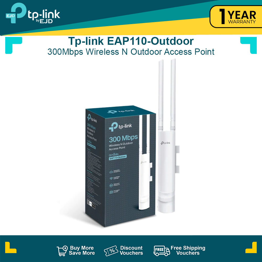tp-link EAP110-Outdoor 300Mbps Wireless N Outdoor Access Point | Omada ...