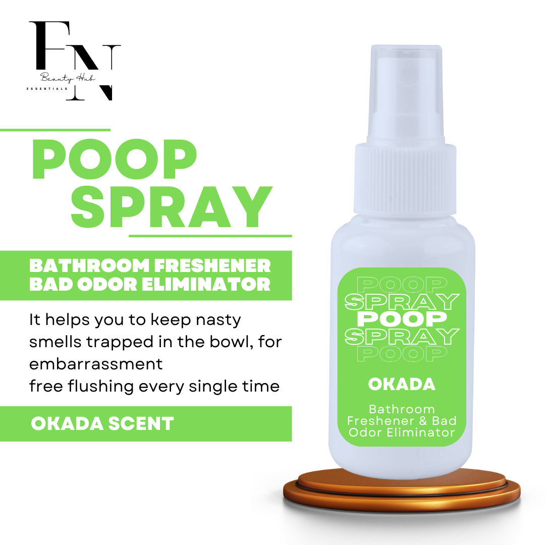 Okada scent poop spray bathroom freshener and bad odor eliminator ...