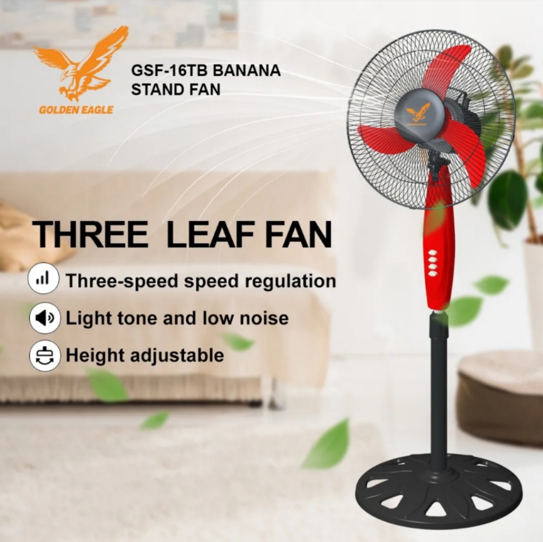 GSF-16TB SKU BANANA Stand Fan Electric, SUPER HIGH SPEED 3 LEAF | Lazada PH