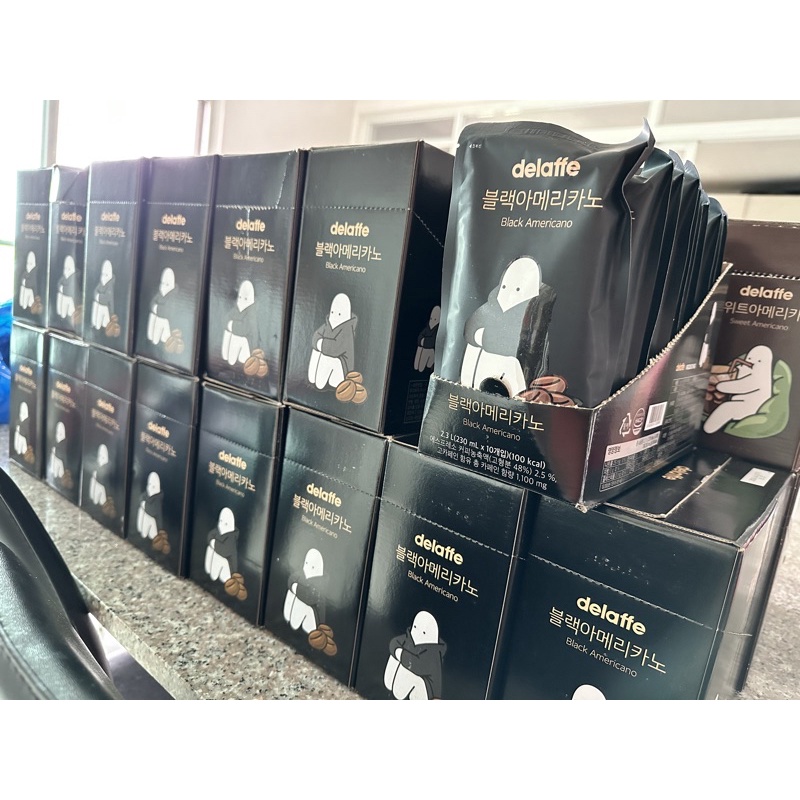 Famous Korean Delaffe Coffee Sweet Americano Black Americano Protein ...