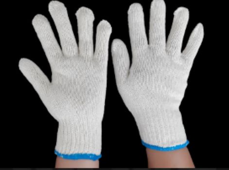 500g NATURAL BLUE EDGING KNITTED GLOVES | Lazada PH