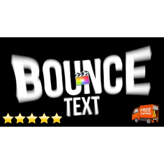Bounce Text Animations Final Cut Pro X FCPX plugin effects title titles ...