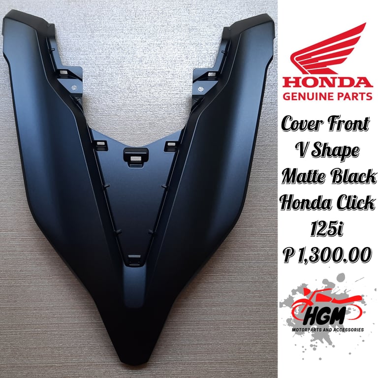 FRONT COVER MATTE BLACK HONDA CLICK 125i V2 GC (64301-K59-A70ZC ...