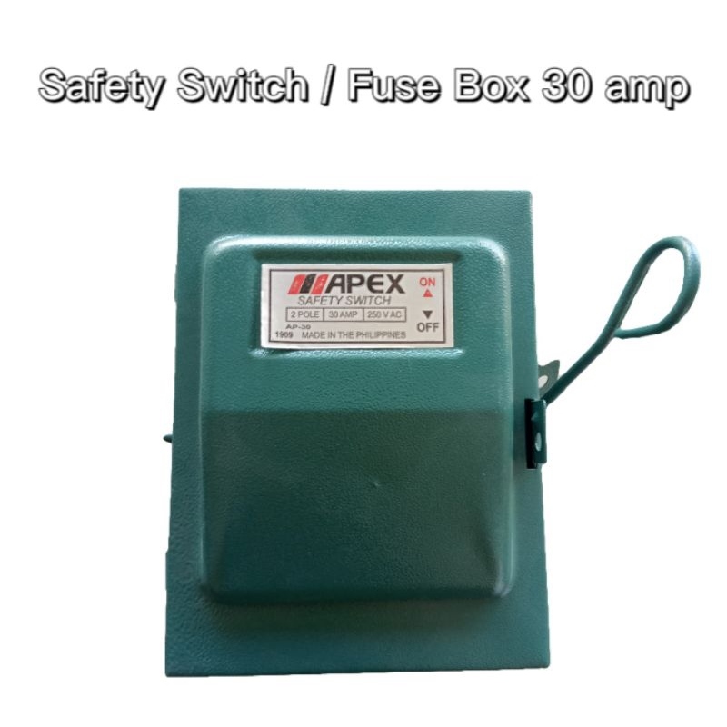mieguan19920916 Safety Switch Fuse Box 30amp 2 Pole Electrical Green ...