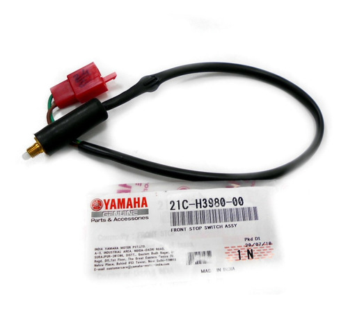 ORIGINAL YAMAHA FRONT BRAKE STOP SWITCH ASSY FOR FZ16 1PG1 to 1PG5 (21C ...