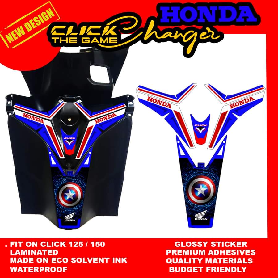 HONDA CLICK 125/150 INNER STICKER / CLICK STICKER / CLICK STICKER ...