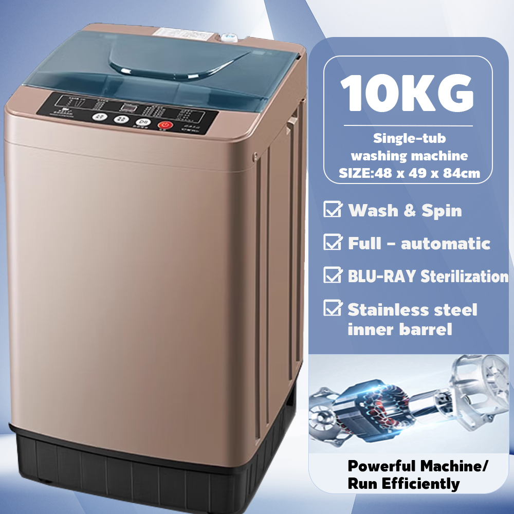 HOMEFUN Automatic Washing Machine-10kg Large capacity washing machine ...