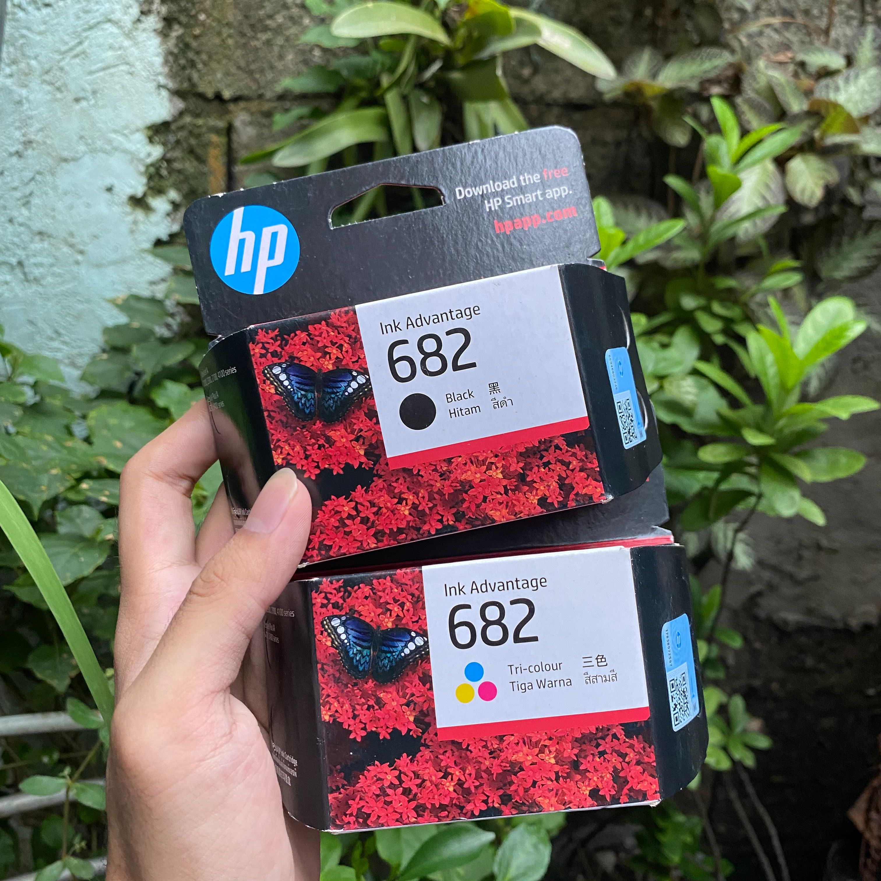 HP 682 Brand New Black and Tri-Color Original Ink Cartridge | Lazada PH
