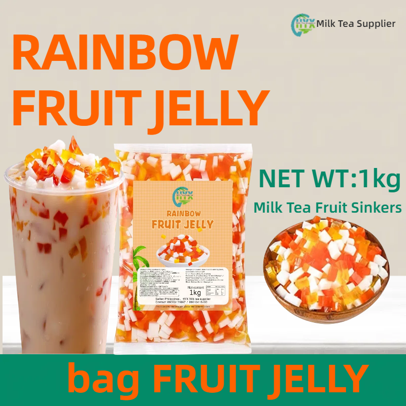 HYX RAINBOW FRUIT JELLY NATA, MILK TEA, FRUIT TEA, SINKERS 1 KG | Lazada PH