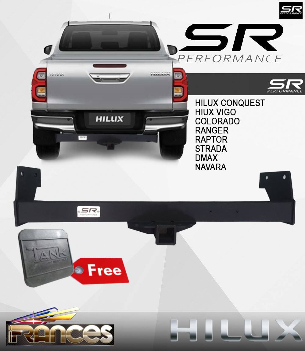 Toyota Hilux J E G V GRS Conquest 2016-2023 Tow Hitch Receiver bike carrier trailer heavy duty ...