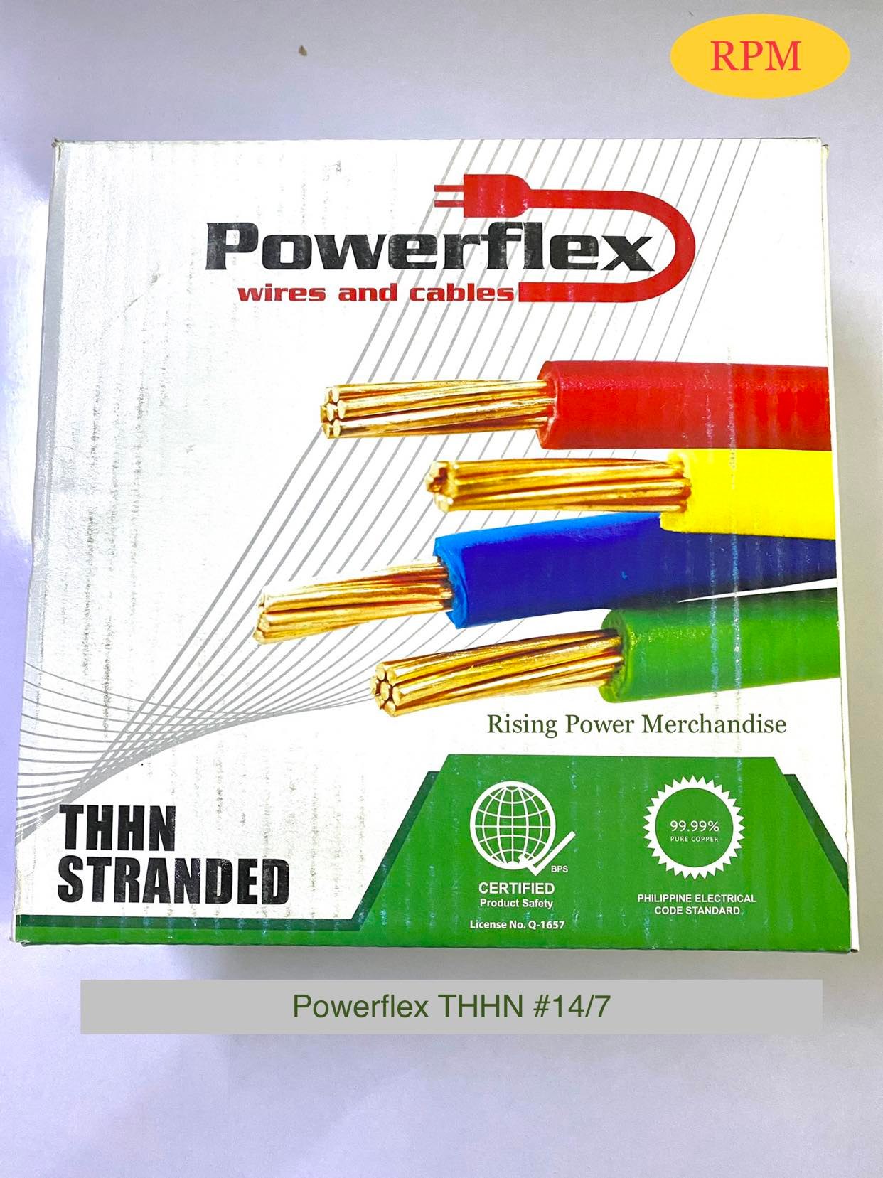 Powerflex THHN Stranded Wire # 14/7 ( 2.0mm2 ) ( 150mts ) | Lazada PH