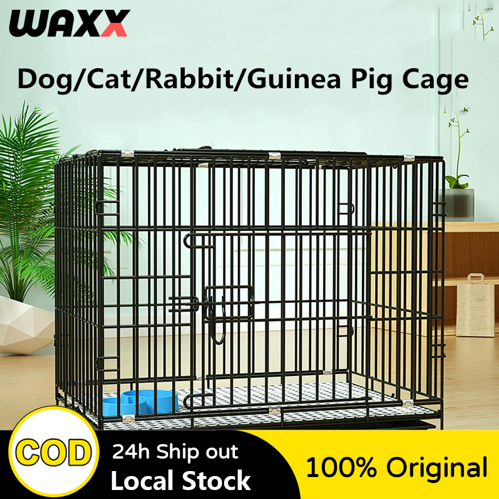 【Thick-frame】Dog Cage Pet Cage with Poop Heavy Duty Pet Cages Dog Cat ...