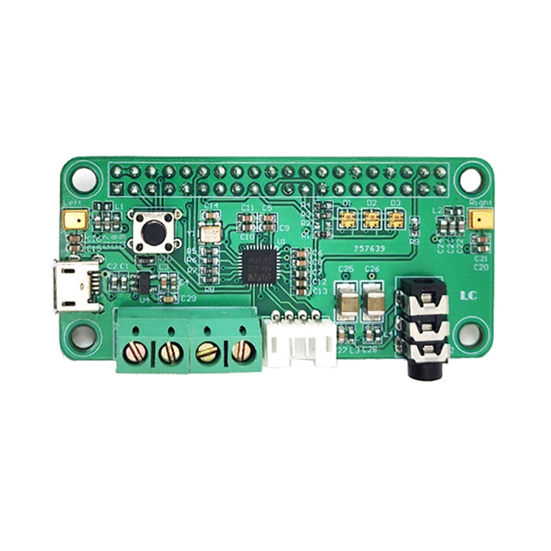WM8960 Hi-Fi Sound Card HAT for Raspberry Pi Stereo CODEC Play/Record ...