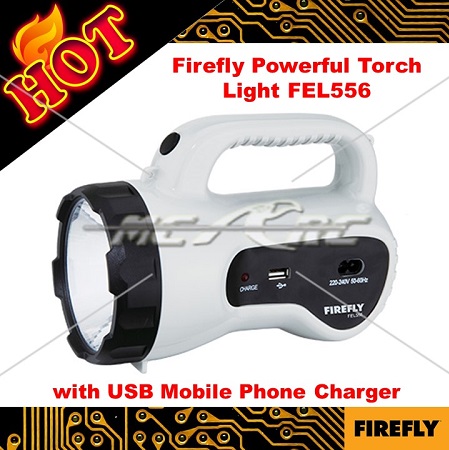 Firefly Torch Light w/ USB Mobile Phone Charger FEL556 | Lazada PH