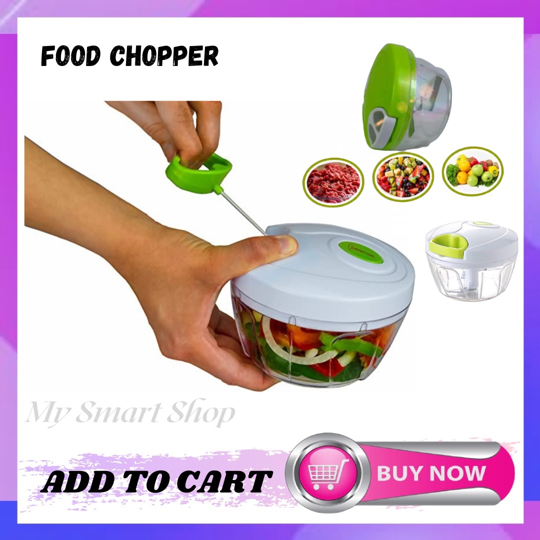 New SPEEDY CHOPPER Hand-Powered Portable Food Processor, Manual ...