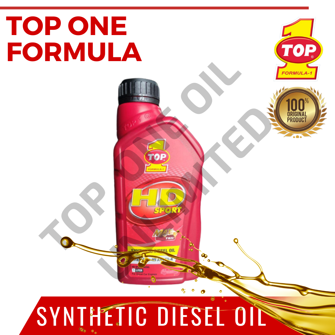 Top One Formula - Synthetic Diesel Engine Oil SAE15W-40 1 LITER | Lazada PH