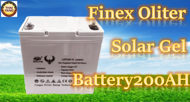 Finex Oliter Solar Gel Battery 200AH | Lazada PH
