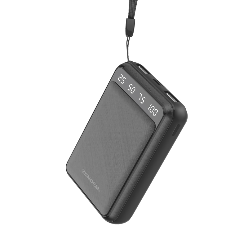 SENDEM P300 10000mah Fashionable mini dual USB output, dual input way ...