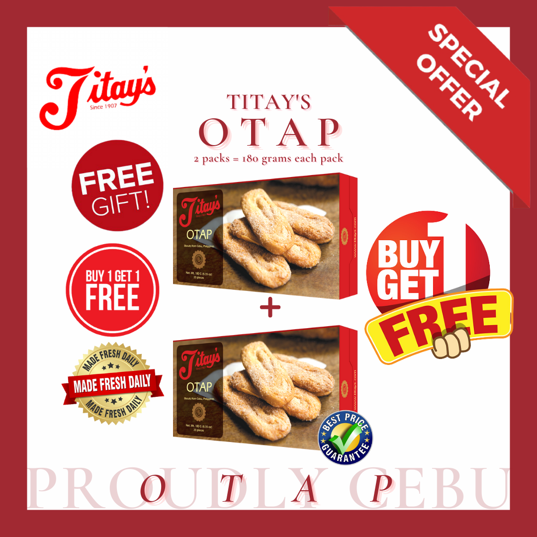 BUY ONE TAKE ONE of Titay's Otap of Cebu | Classic Biscuits from Liloan ...