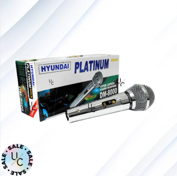 DM-8000 NEW Hyundai Platinum GOLD Professional Hyper-Capdiod Dynamic Microphone | Lazada PH
