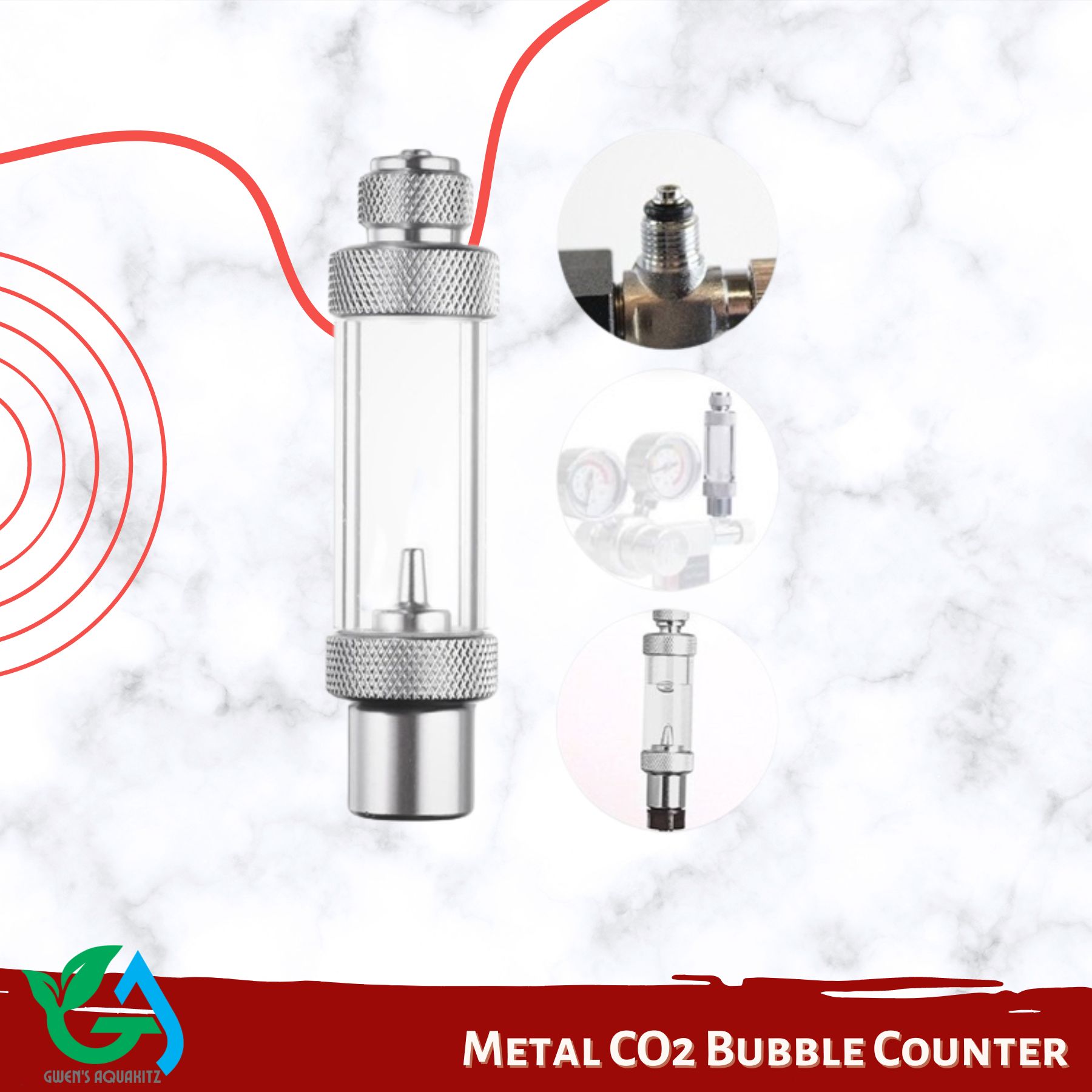 CO2 Bubble Counter [for planted aquariums] | Lazada PH