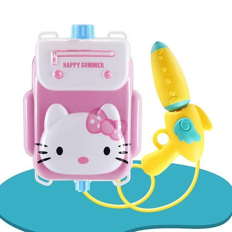 Kids Pull-out Spray Water Toy with Water Spraying Backpack Children To ...