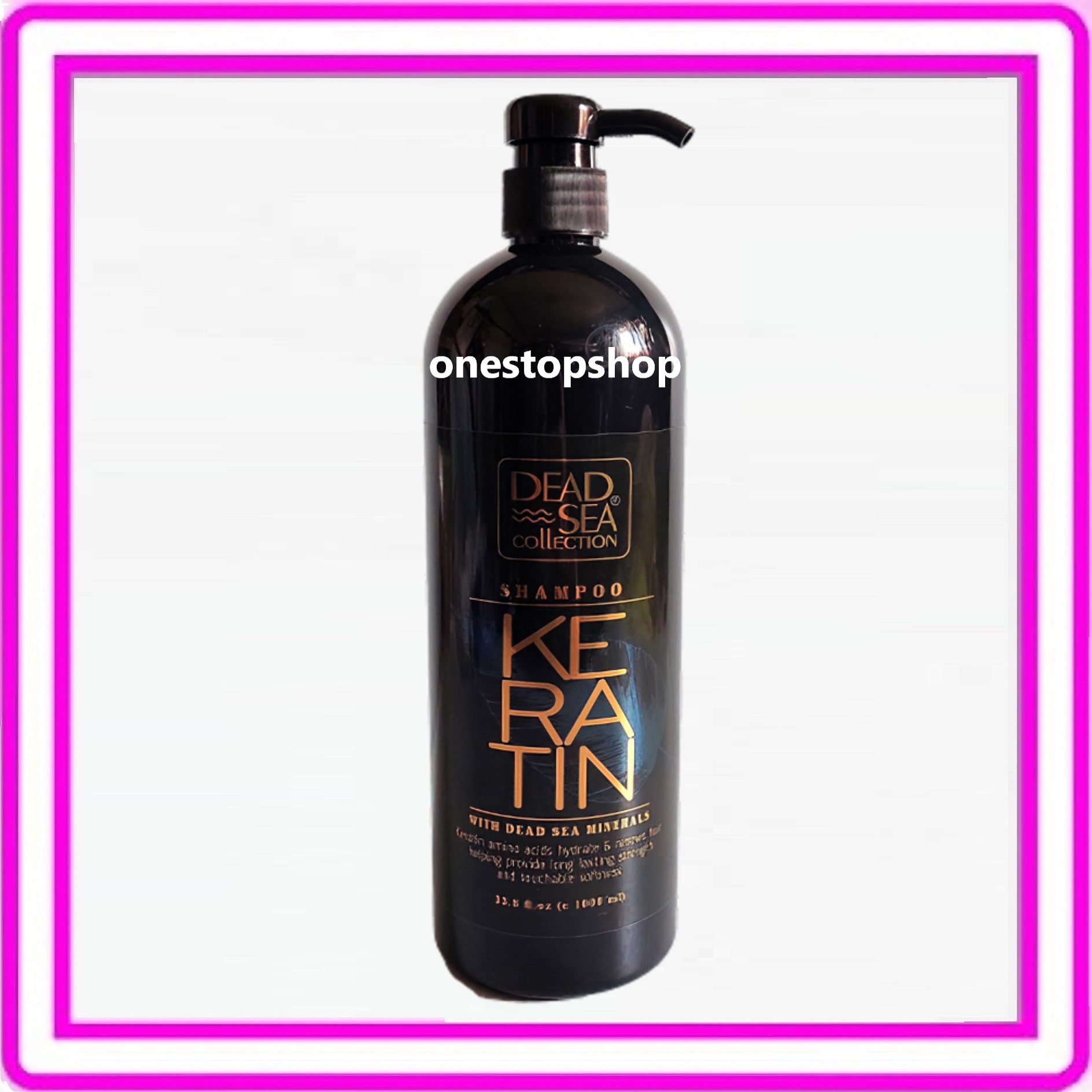 Dead Sea Collection Keratin Mineral Shampoo with Natural Dead Sea ...