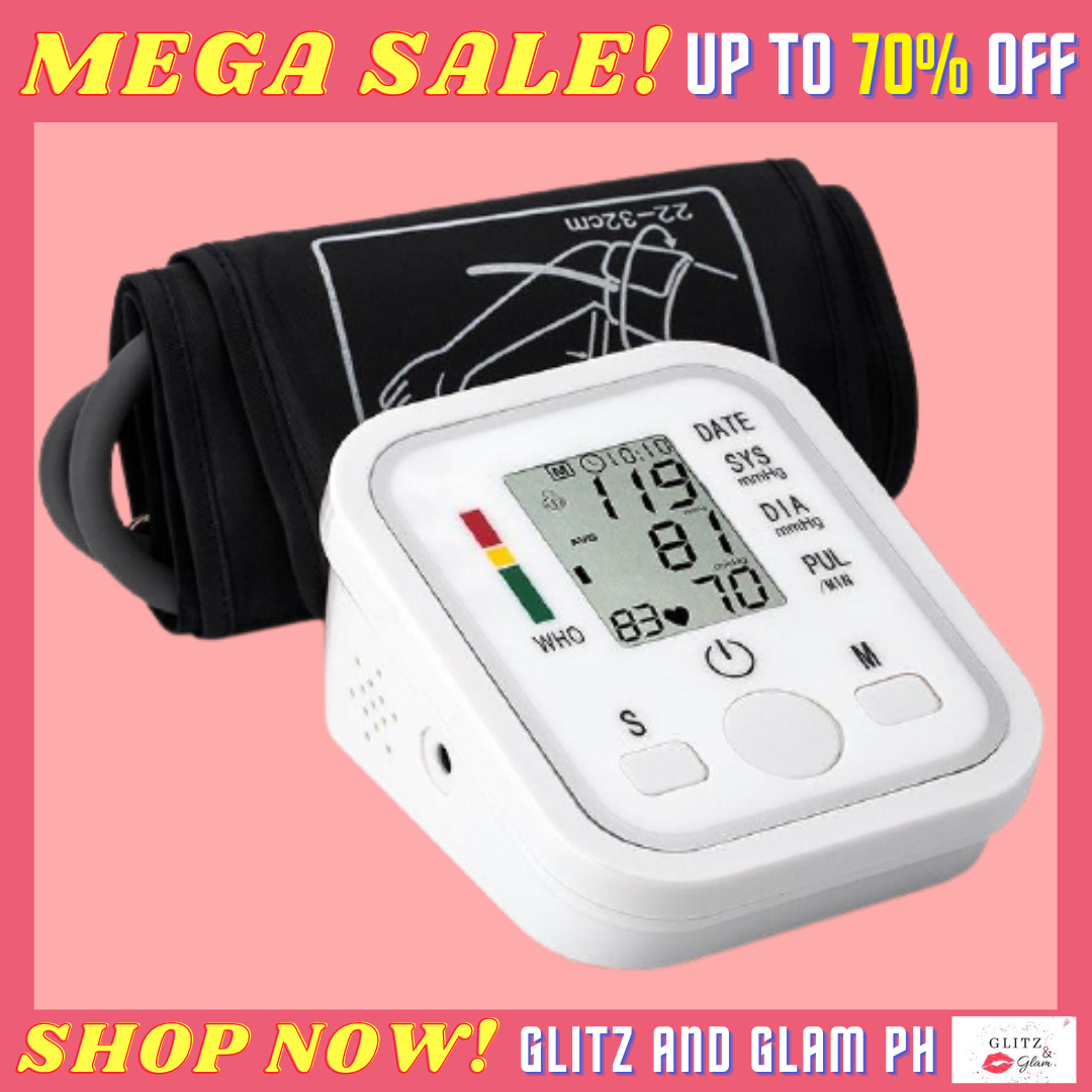 Accurate Digital Blood Pressure Monitor w/ Charger & Arm Cuff - Monitor BP at Home, Easy to Use ...