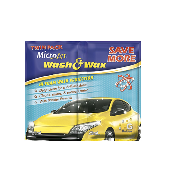 Microtex Wash & Wax Hi-Foam Wash Protection Sachet | Lazada PH