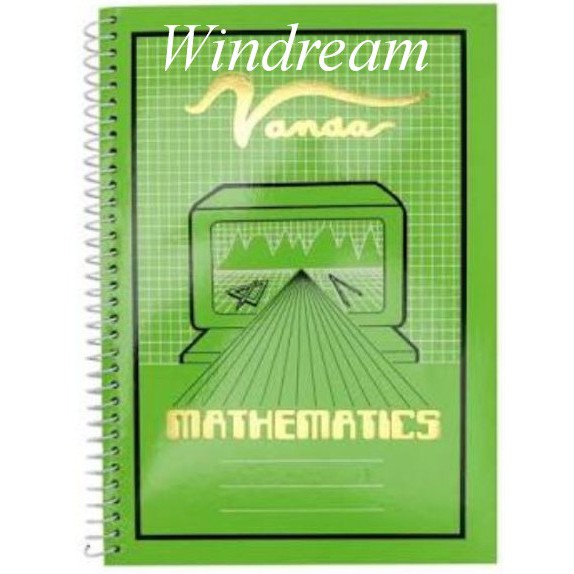 VANDA Mathematics Notebook Math notebook 80lvs spiral | Lazada PH