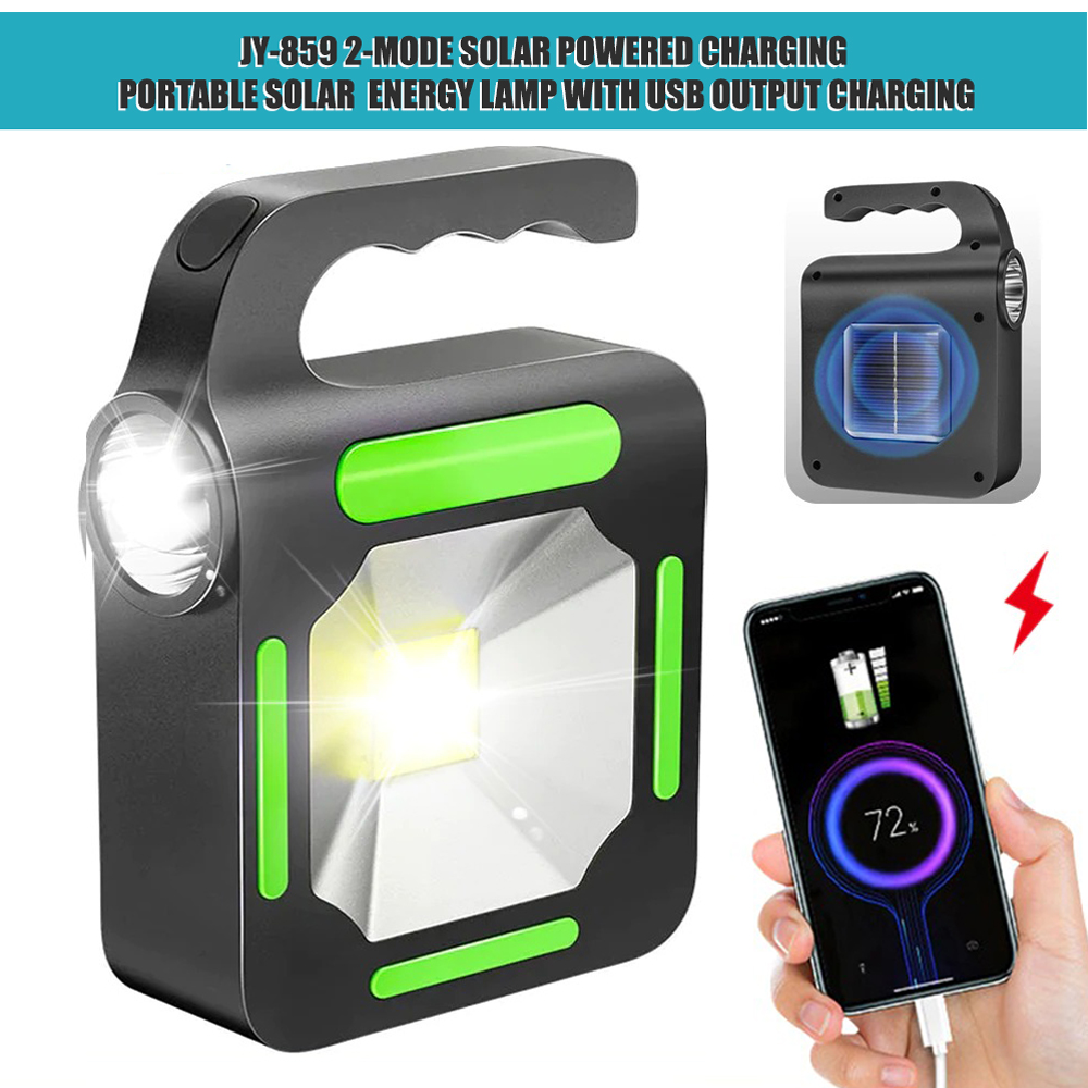 JY-859 2-mode Solar Powered charging Portable Solar Energy Lamp with ...