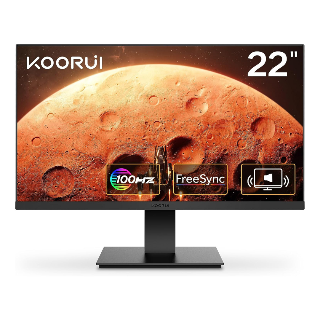 Koorui 22N1 (Powered by HKC) BLACK Monitor pc monitor computer 21.5 ...