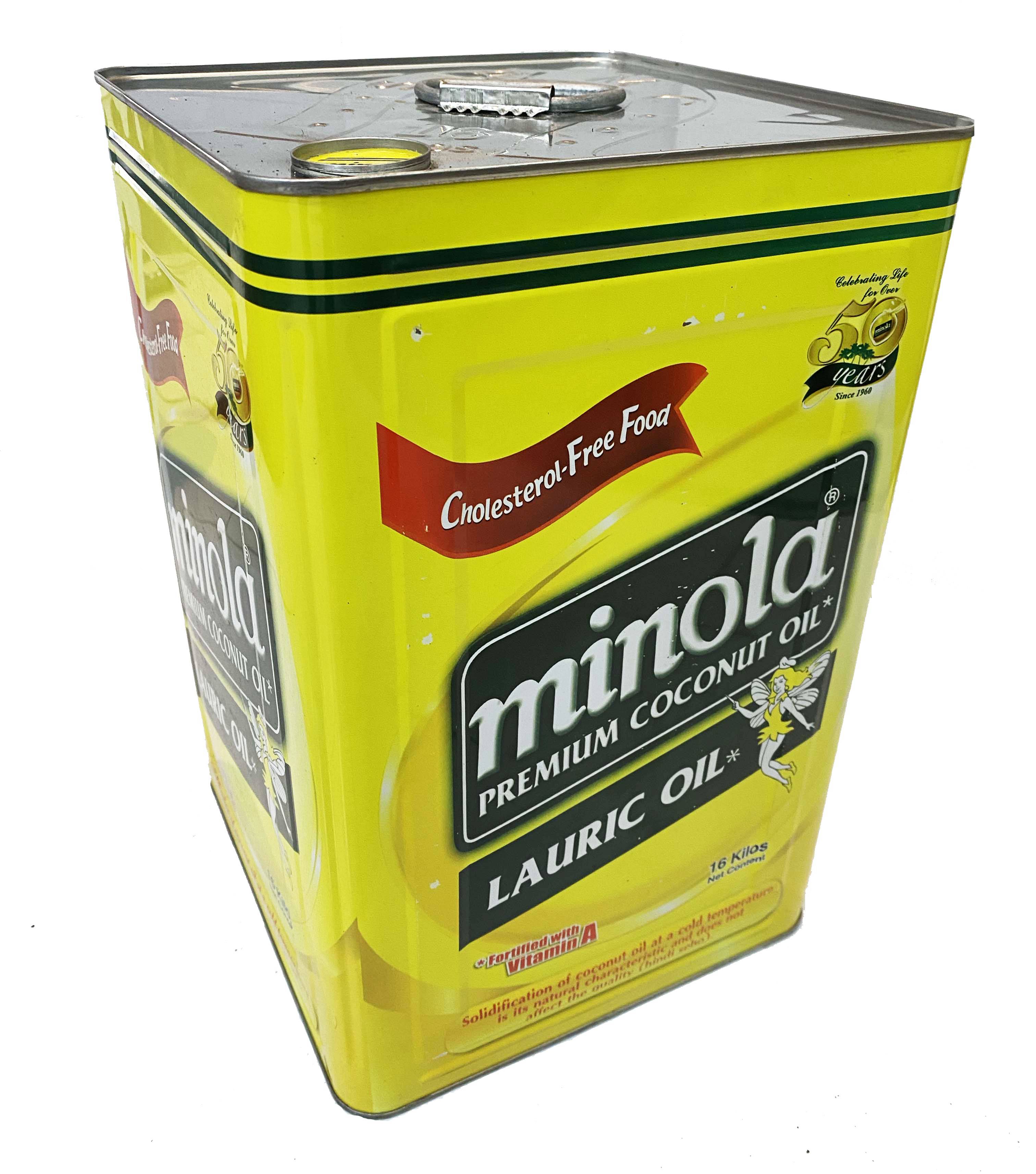 Minola Coconut Cooking Oil 16kg Tin Can 14 6L Lazada PH