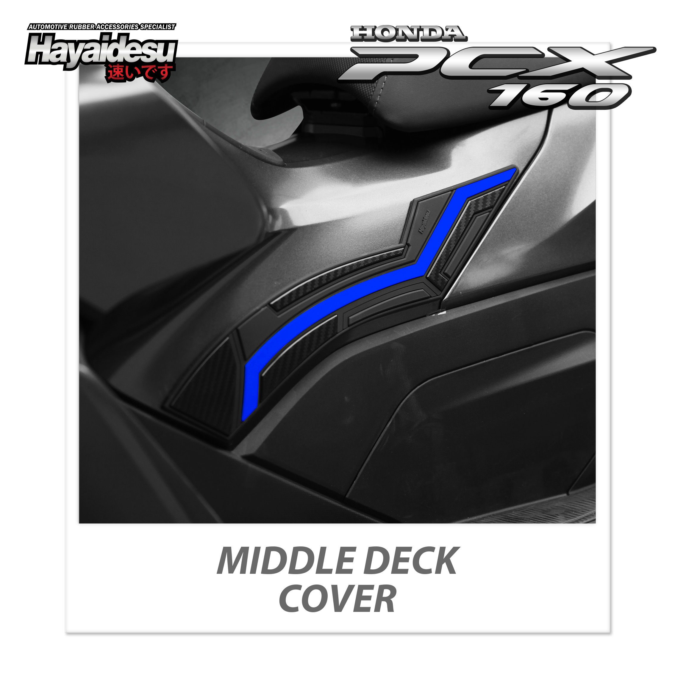Hayaidesu Middle Deck Body Protector Cover for Honda PCX 160 | Lazada PH