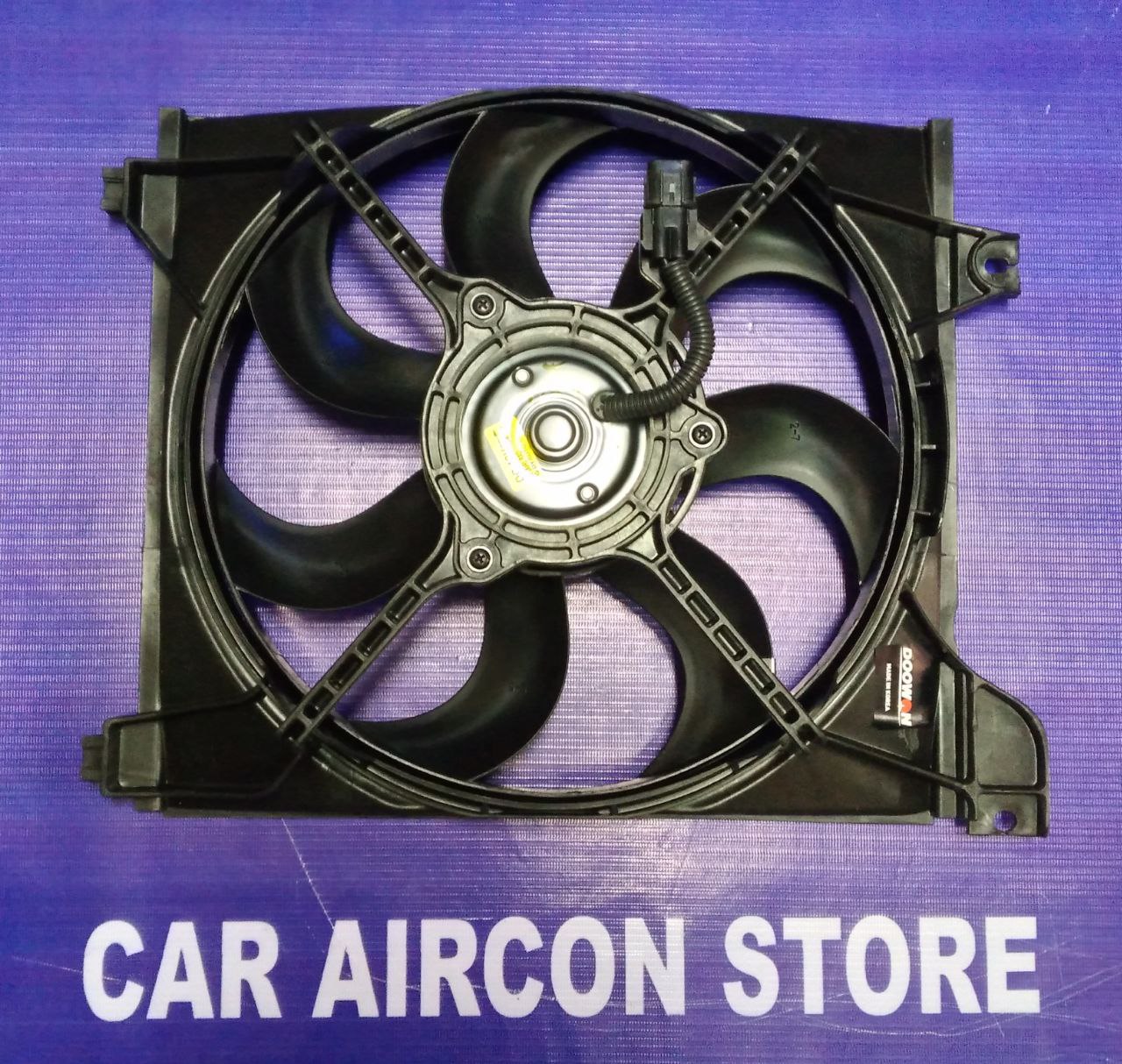 KIA RIO 2008-2010 radiator fan motor assembly DOOWON ORIGINAL (25380 ...