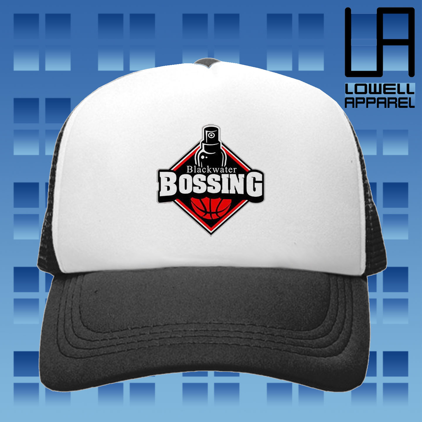 Blackwater Bossing Elite Baseball Mesh Cap - PBA Basketball Trucker Hat ...