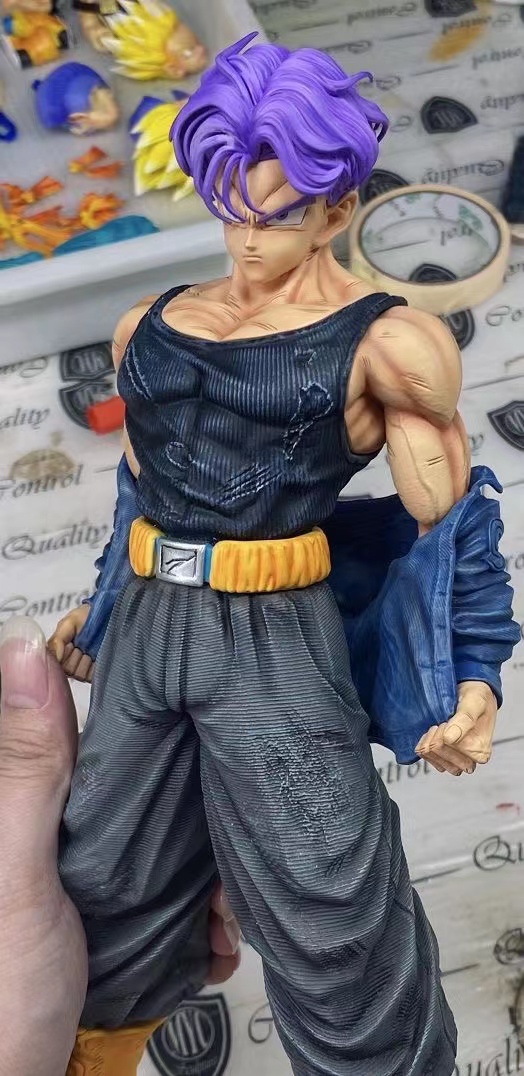 In stock 30cm Anime Trunks Figure Super Saiyan Future Trunks PVC Action ...