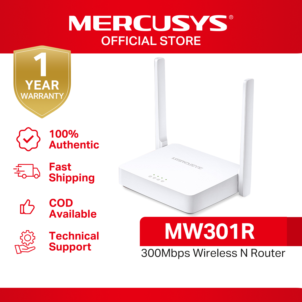 Mercusys MW301R 300Mbps Wireless N Router | Frequency 2.4 - 2.4835GHz ...