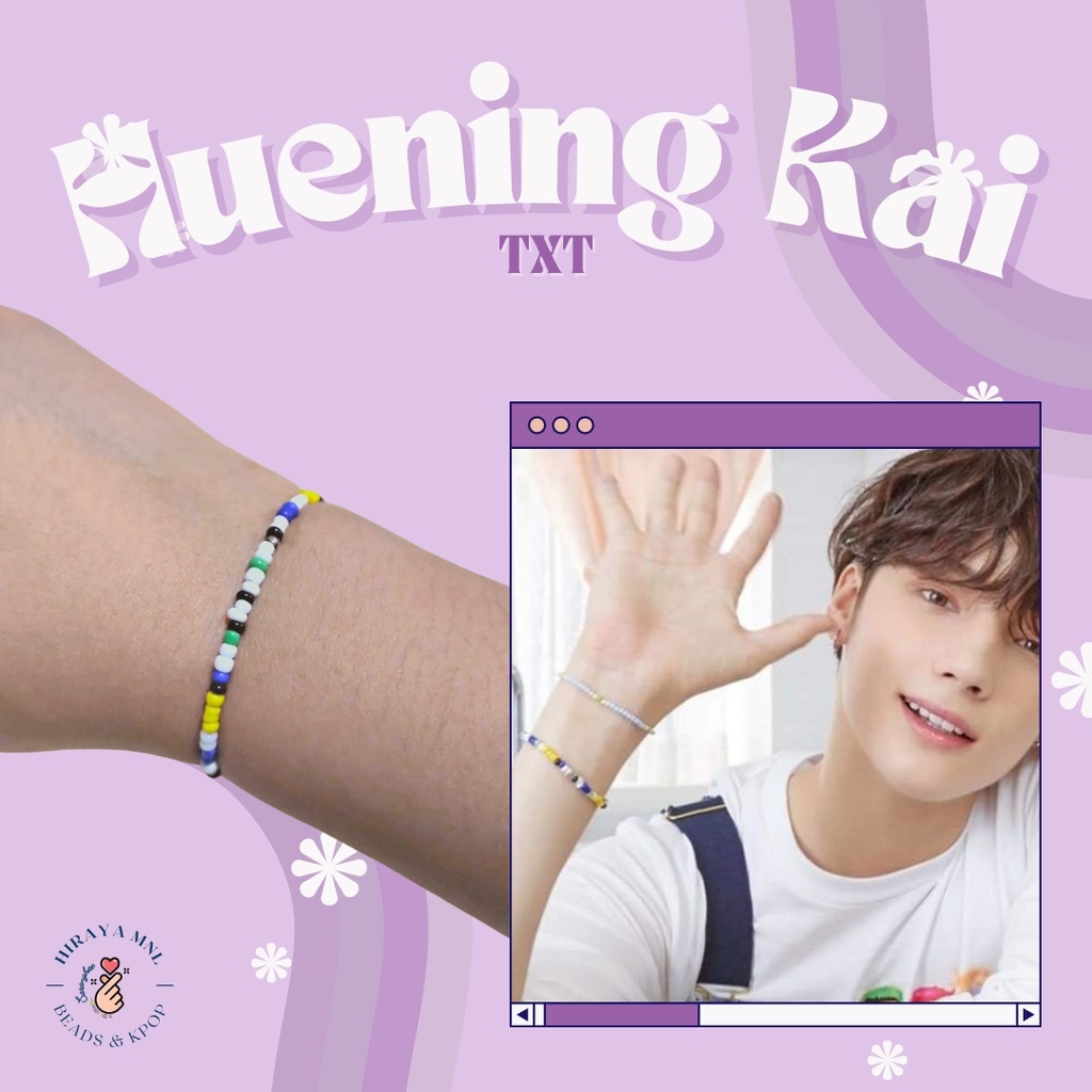 TXT Inspired Bead Bracelet (Taehyun Beomgyu Huening Kai) | Lazada PH