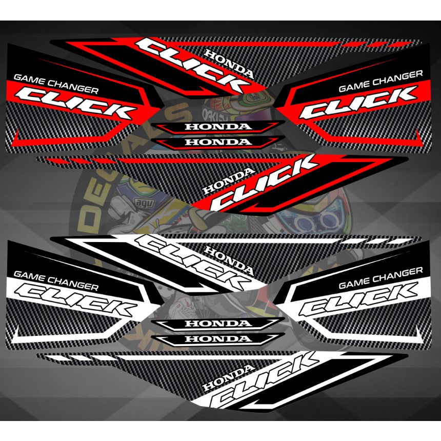 Explosive models HONDA CLICK V1 STOCK DECALS BIKCOL DECALS | Lazada PH