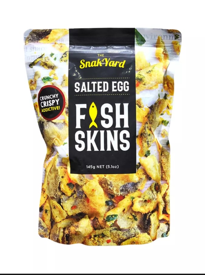 Snak Yard Salted Egg Fish Skins 145g | Lazada PH