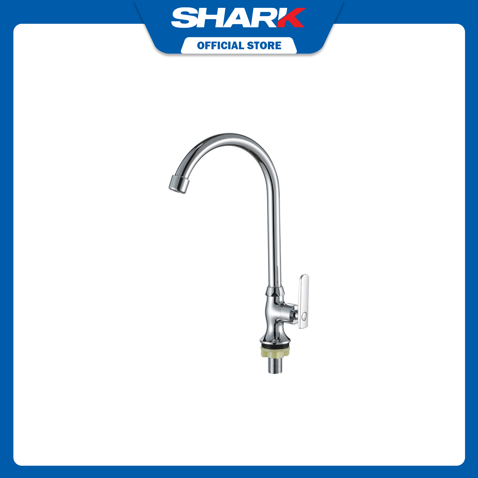 Shark SF 2210 Gooseneck Kitchen Faucet Vertical Tap | Lazada PH