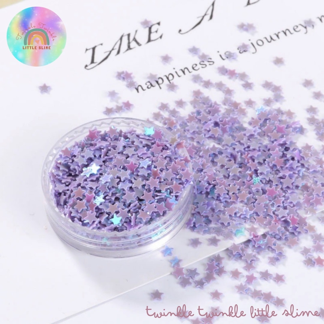 Star Sequins Slime Toppings Slime Decorations | Sprinkles Glitters ...