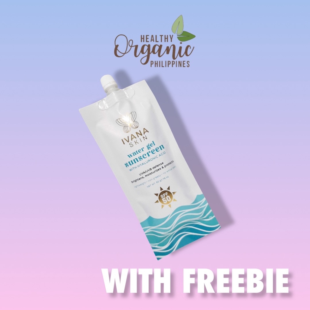 Ivana Skin Water Gel Sunscreen Brightening Moisturizer Sun Protect by ...